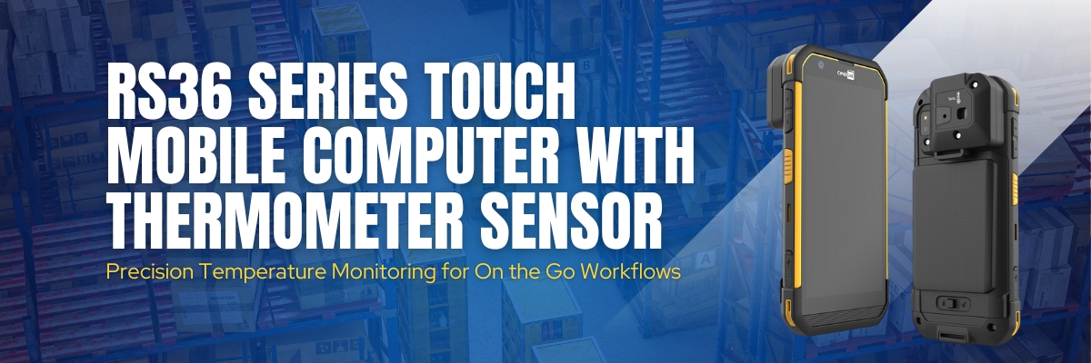 Touch Mobile Computer with Thermometer Sensor Supplier India